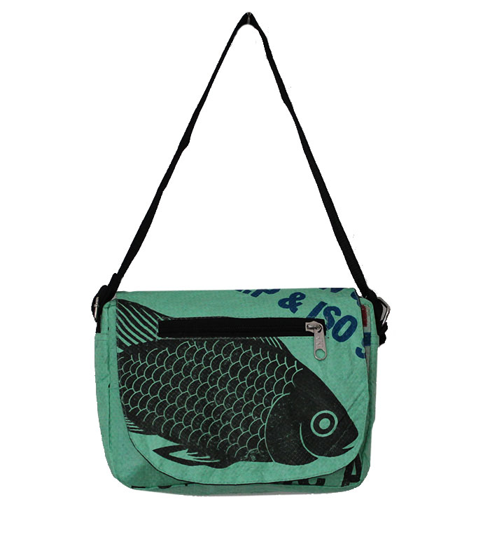 Recycled Fish Feed Small Shoulder Bag – The Elephant Emporium