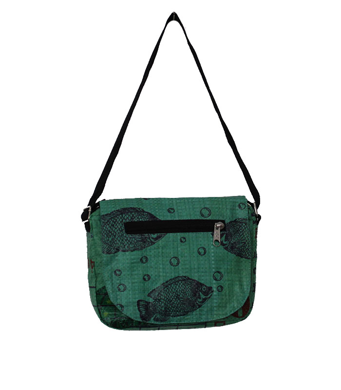 Recycled Fish Feed Small Shoulder Bag – The Elephant Emporium