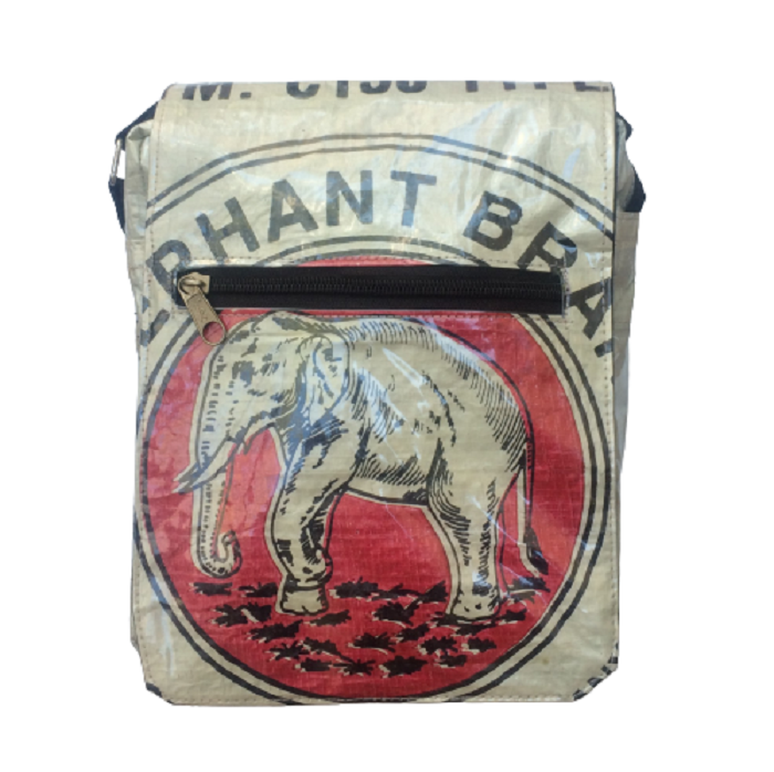 Elephant Brand Deluxe Recycled Small Messenger Bag Antique Logo – The ...