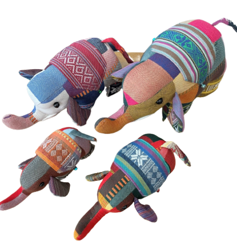Patchwork Fabric Elephant – The Elephant Emporium