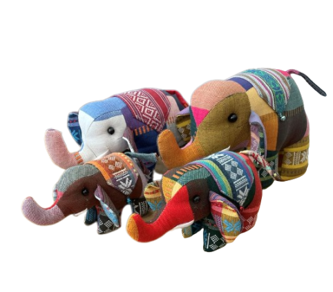Patchwork Fabric Elephant – The Elephant Emporium
