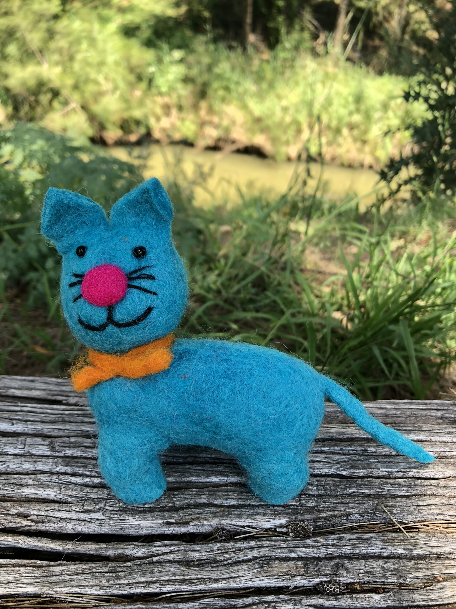 Fair Trade Felt Cat – The Elephant Emporium